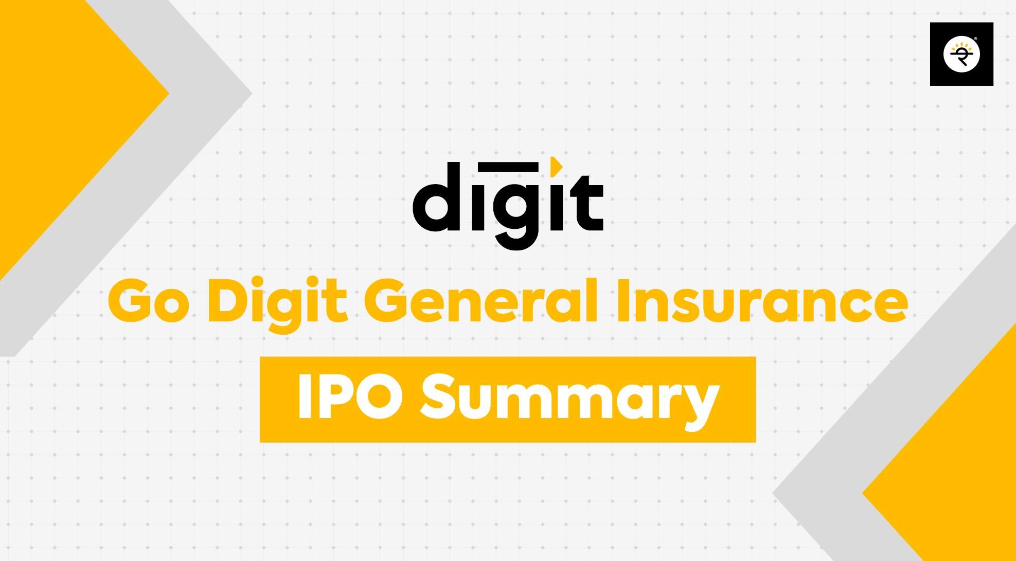 Go Digit General Insurance IPO Summary